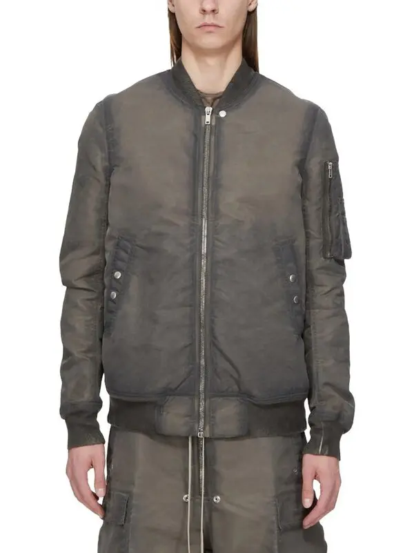 Rick Owens Grey Jackets Bomber Jackets - Gray