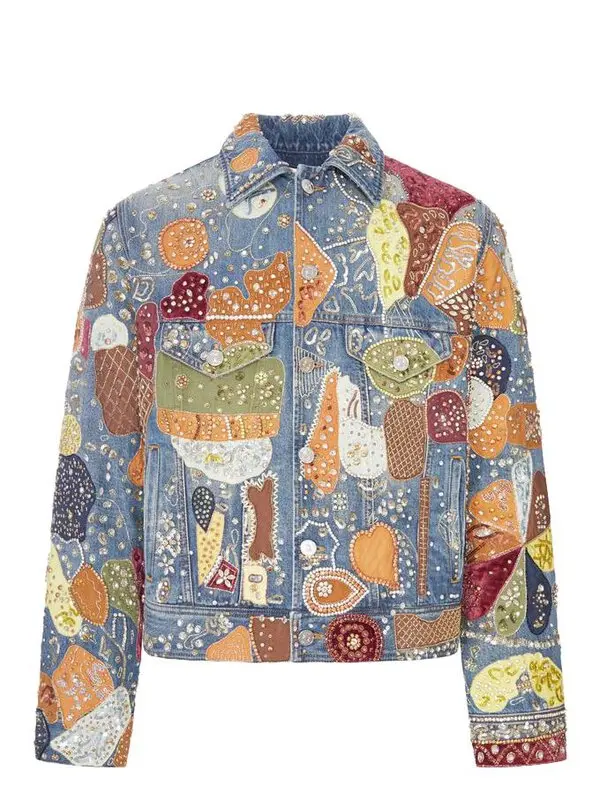 Amiri Jackets Denim Jackets - Blue