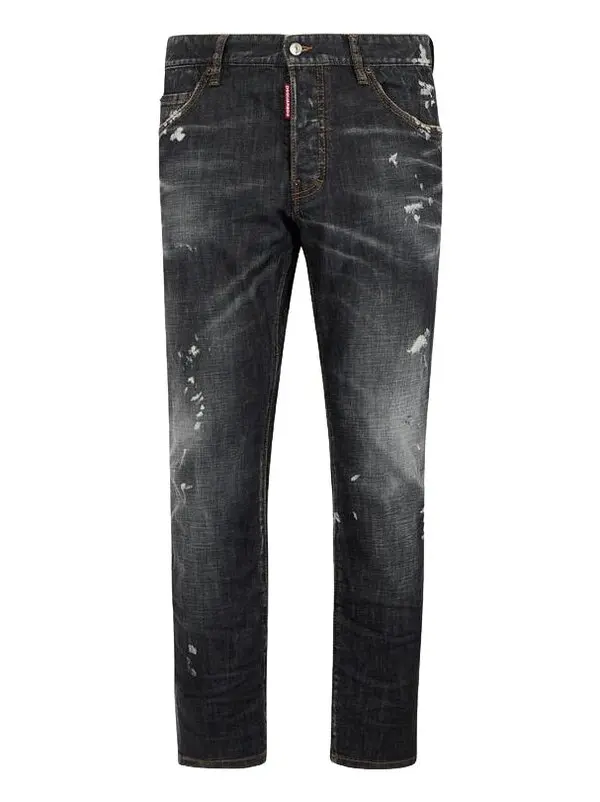 Dsquared2 Grey Denim Regular & Straight-leg Jeans - Gray