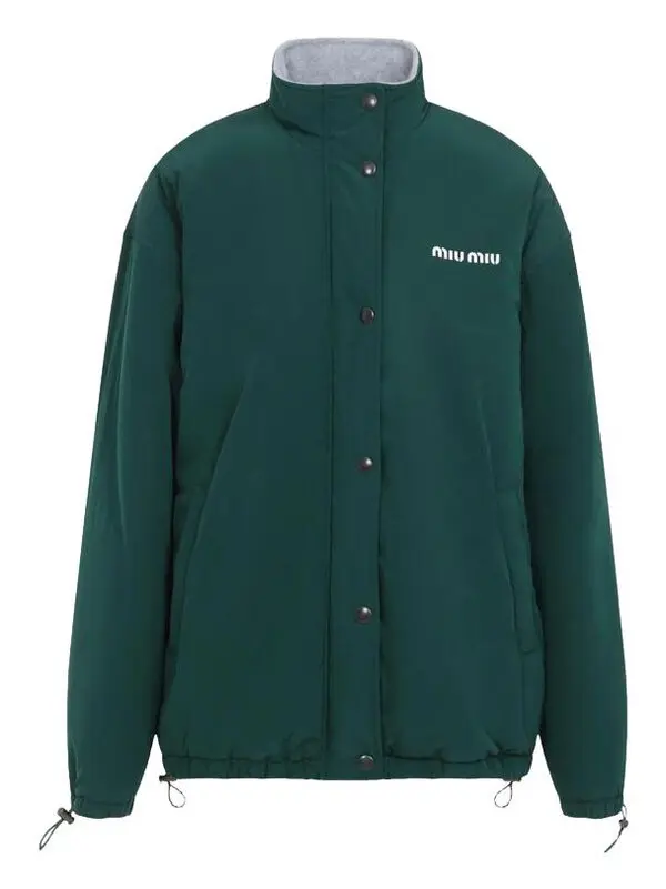 Miu Miu Jackets Oversized Jackets - Green