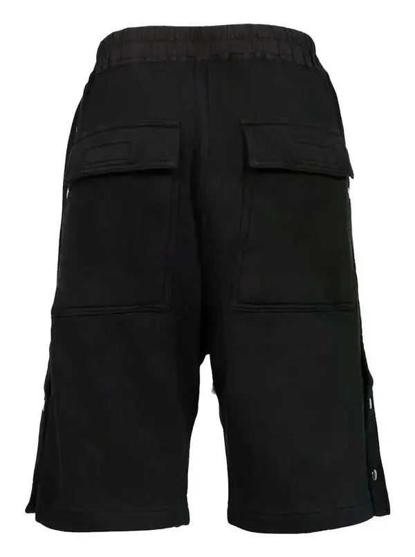 Rick Owens Pusher Snap-button Shorts - Black