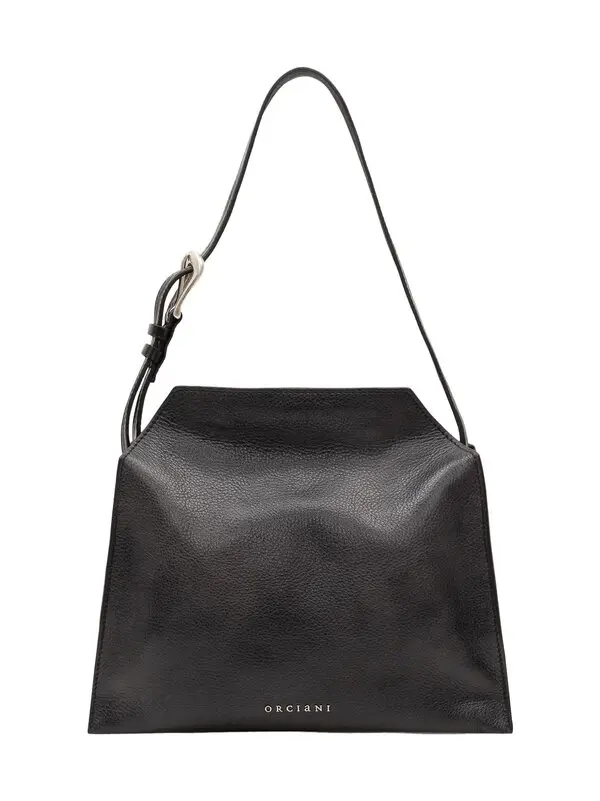Orciani Trinity S Lagoon Shoulder Bag - Nero