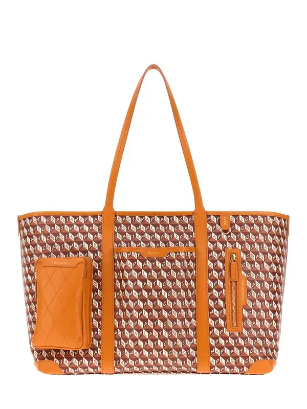 ANYA HINDMARCH I Am A Plastic Mini Canvas Handbag - Printed