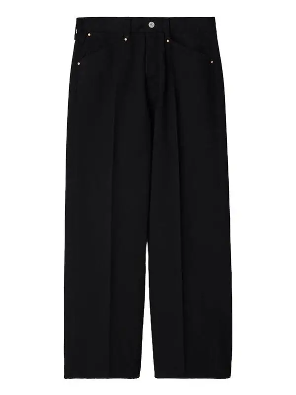LEMAIRE Denim Regular & Straight-leg Jeans - Black