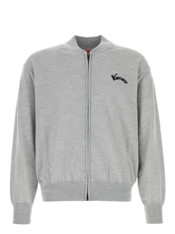 Kenzo Grey Sweaters & Knitwear Cardigans - Gray