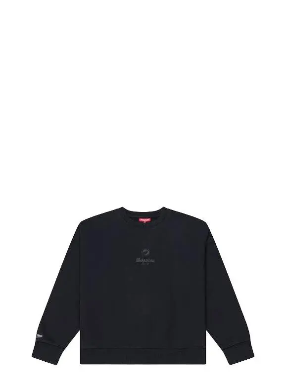 Mitchell & Ness Miami Dolphins Core Essentials Micro Logo Fleece Sweatshirt - Black