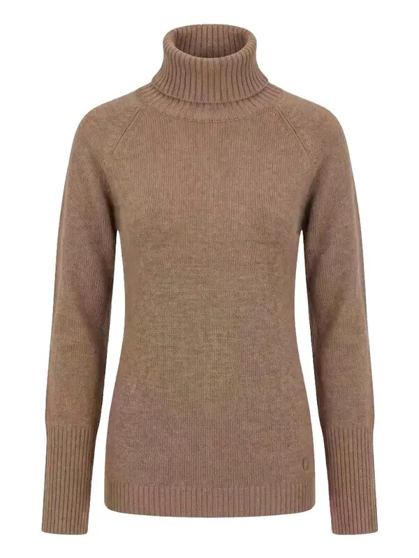 THE (ALPHABET) Roll-neck Raglan-sleeve Sweater - Neutrals