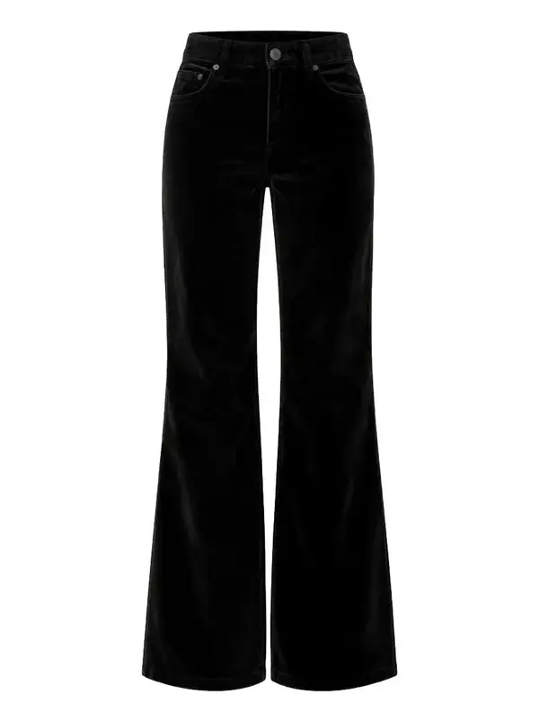 Citizens Of Humanity Kimberly Flared Velvet Jeans - Black