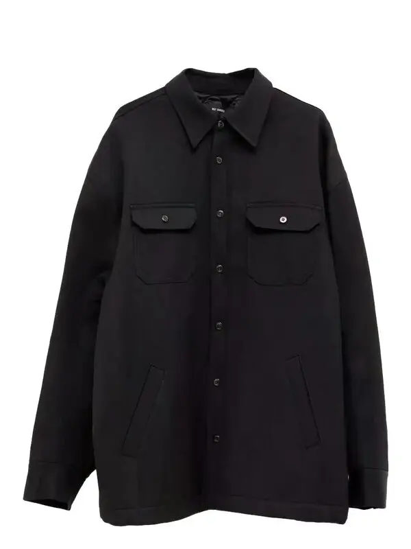 WILLY CHAVARRIA Flap-pocket Shirt - Black