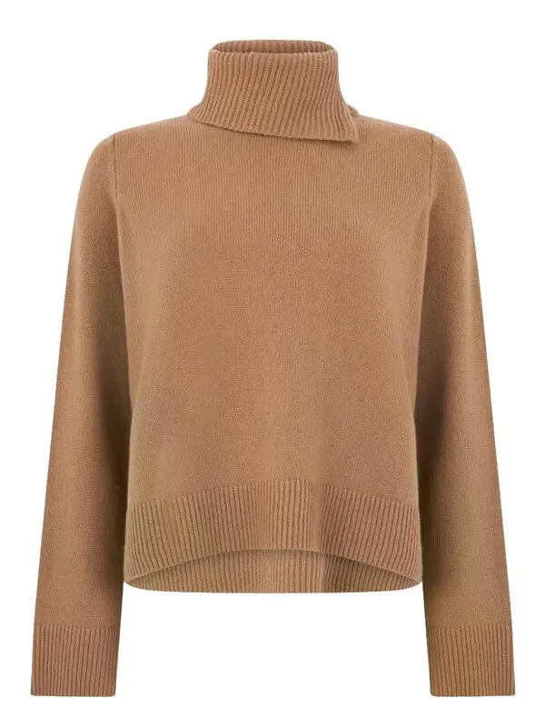 Vince High-neck Wool Sweater - Neutrals