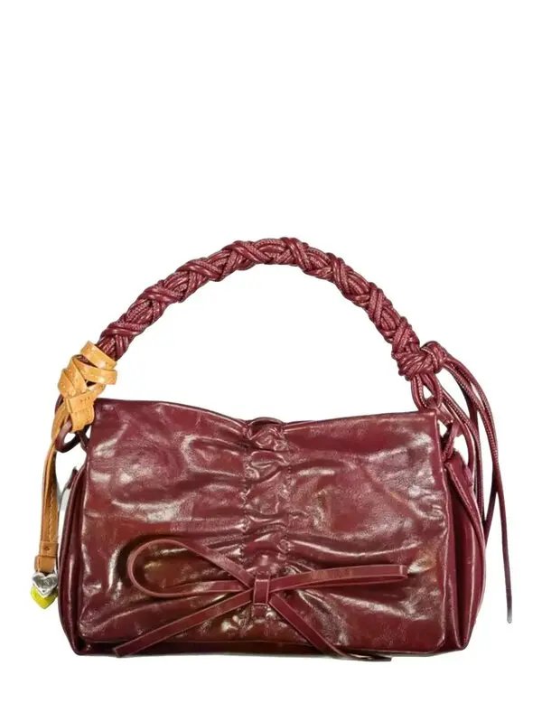 Desigual Bow-detail Braided-handle Tote Bag - Red