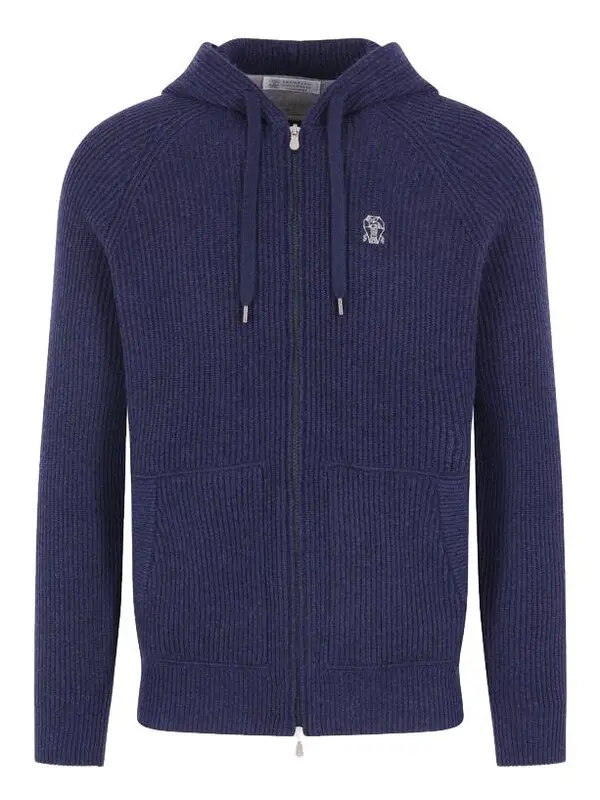 Brunello Cucinelli Sweaters & Knitwear Hoodies - Blue