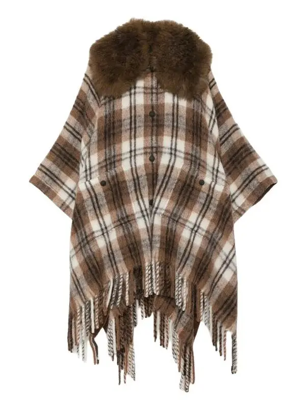 Moncler Jackets Faux Fur & Shearling Jackets - Brown