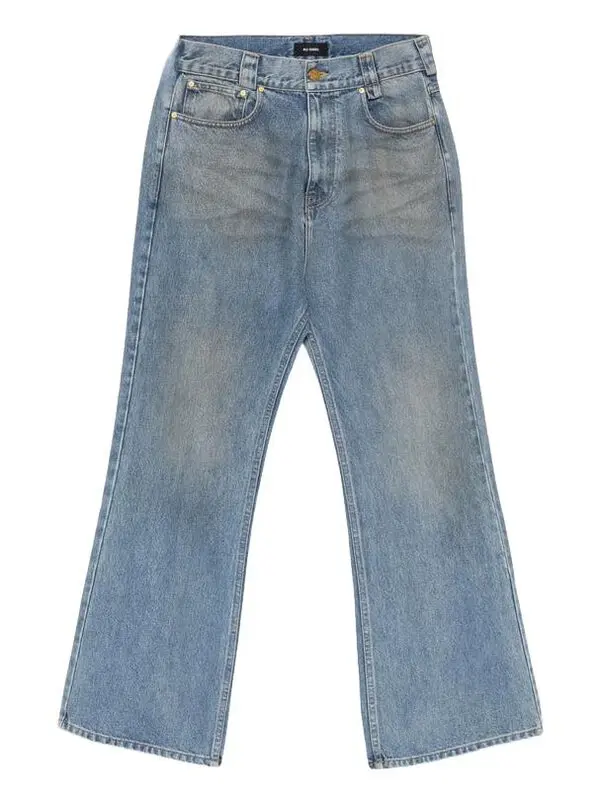 WILLY CHAVARRIA Denim Wide-leg Jeans - Blue