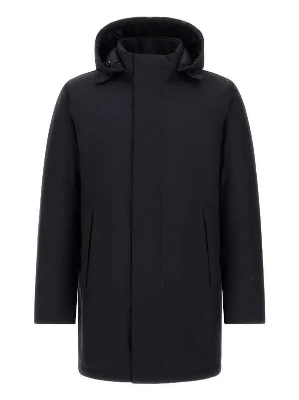 Herno Coats Single Breasted Coats - Black