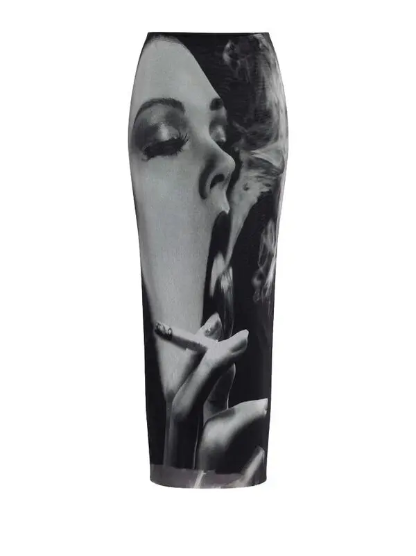 JEAN PAUL GAULTIER Grey Skirts Straight Skirts - Gray