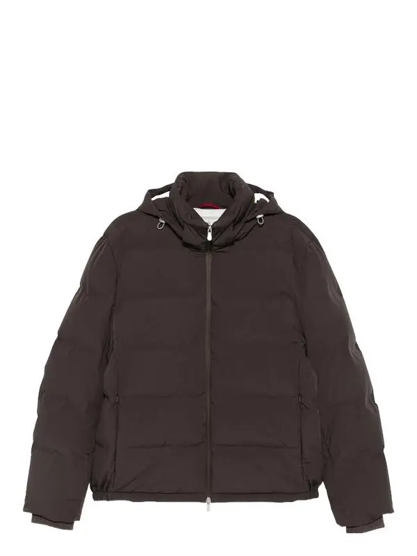 Brunello Cucinelli Jackets Puffer Jackets - Brown
