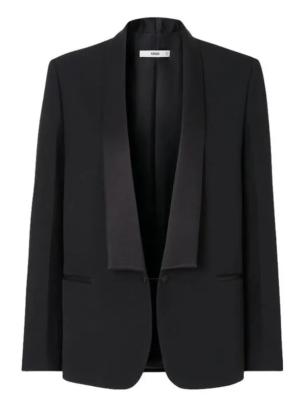 Fendi Jackets Blazers - Black