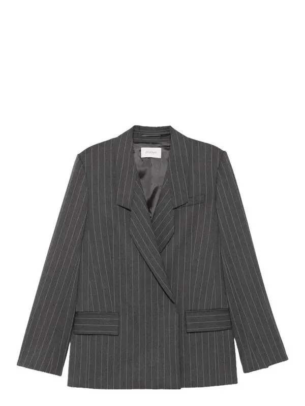 Sportmax Grey Jackets Blazers - Gray