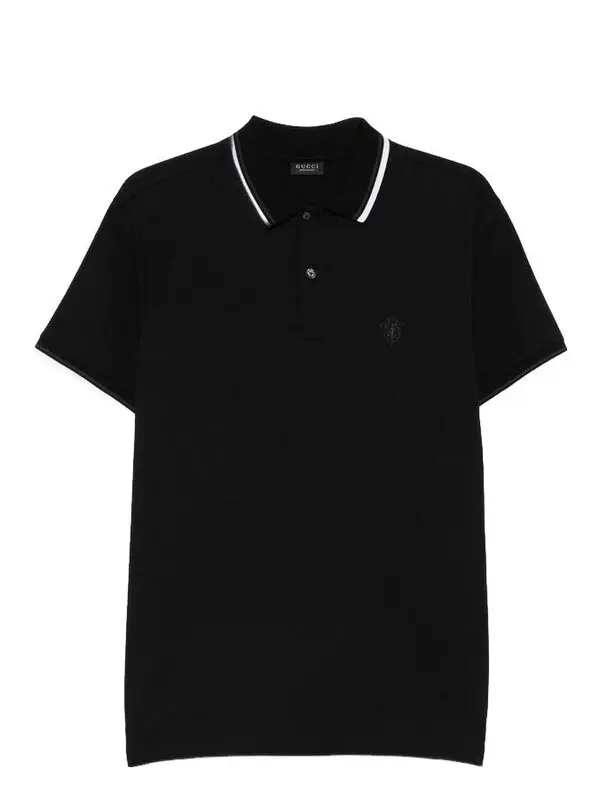 Gucci Polo Shirts - Black