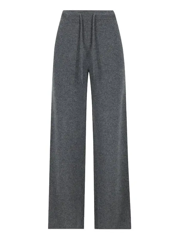 Max Mara Grey Trousers Palazzo Pants - Gray