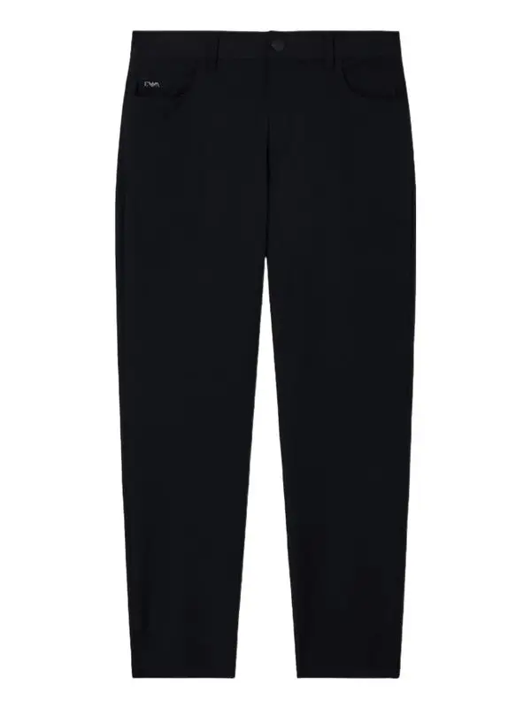 Emporio Armani J05 Regular-fit, Stretch-nylon Twill Trousers - Black