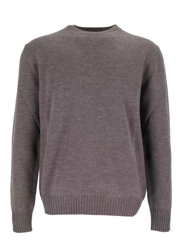 BALLANTYNE Crew-neck Merino Sweater - Brown