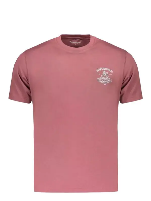 REFRIGIWEAR Logo-print Crew-neck T-shirt - Red