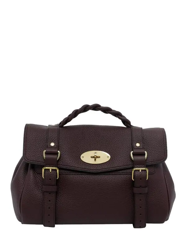 Mulberry Alexa Heavy Grain Handbag - Red