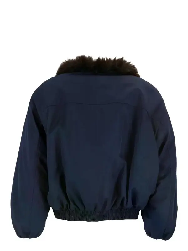 SHIRTAPORTER Faux-fur Collar Jacket - Blue