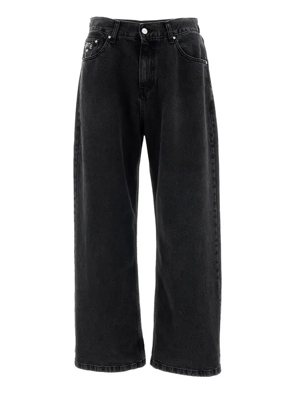 ARTE ANTWERP Pantaloni Baggy Arte Heart Pocket - Nero