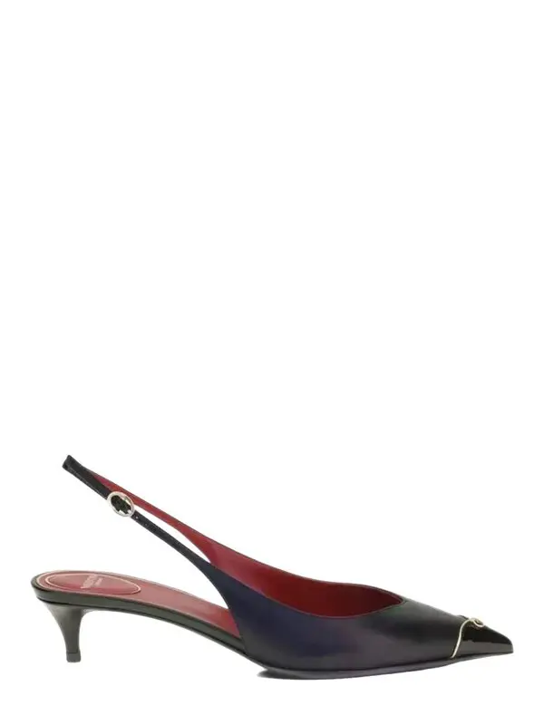 Valentino Garavani Vlogo Signature Leather Pumps - Black