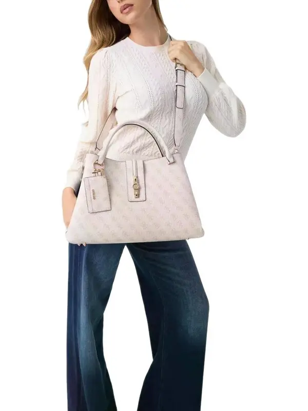Guess Yvonne Logo Tote Bag - Neutrals