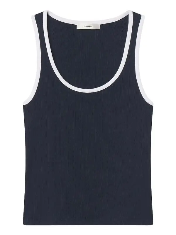 FRAME The Sporty Tank - Navy