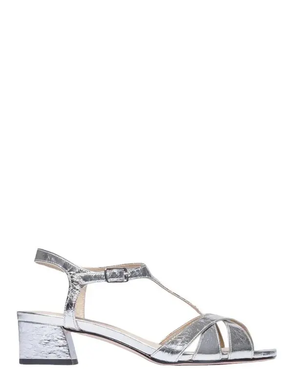 Bernardo Jean Low Heel Sandals - Silver