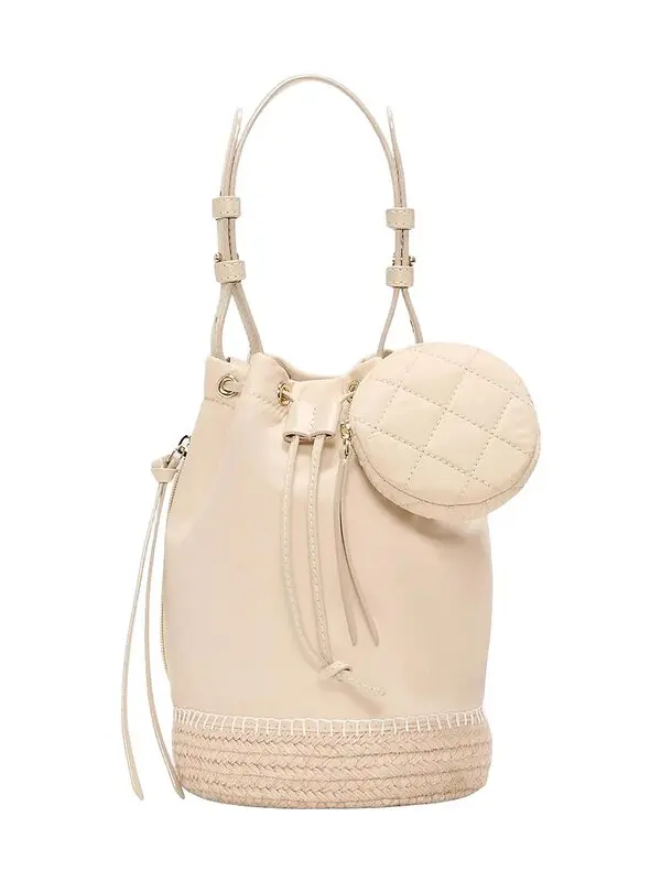 Mz Wallace Waverly Espadrille Bucket Bag - Buff
