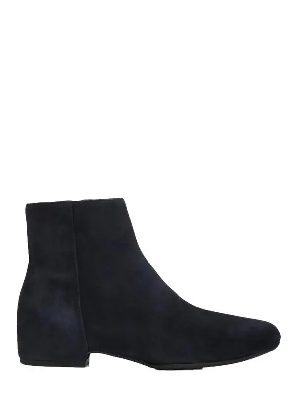 Aquatalia Ulyssa Suede Booties - Navy Suede