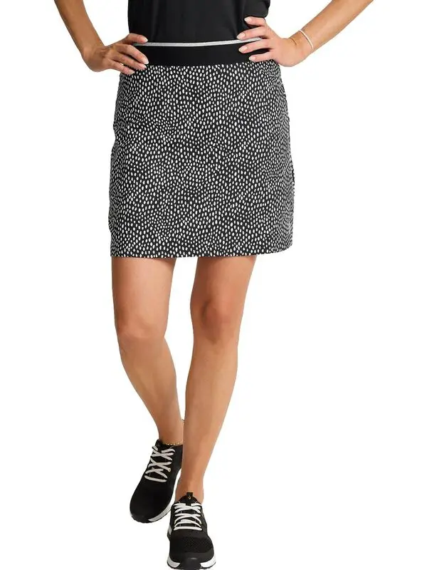 Tommy Bahama Aubrey Geo Tide Upf 50+ Skort - Black