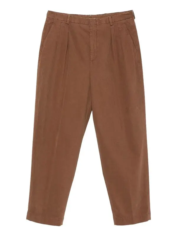 CELLAR DOOR Lucio Trousers With Pleats - Brown