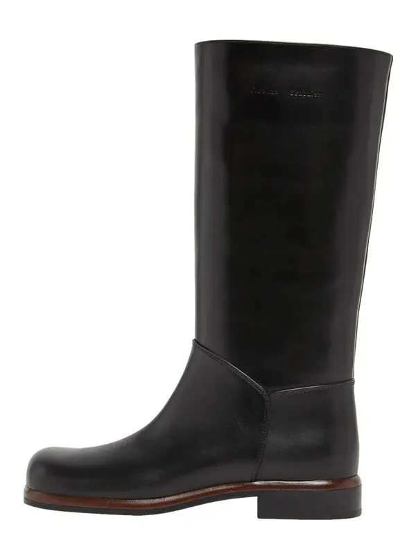 Proenza Schouler Esme Leather Boots - Black