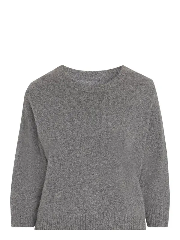 Loulou De Saison Azali 01 Cropped Crewneck Sweater - Anthracite