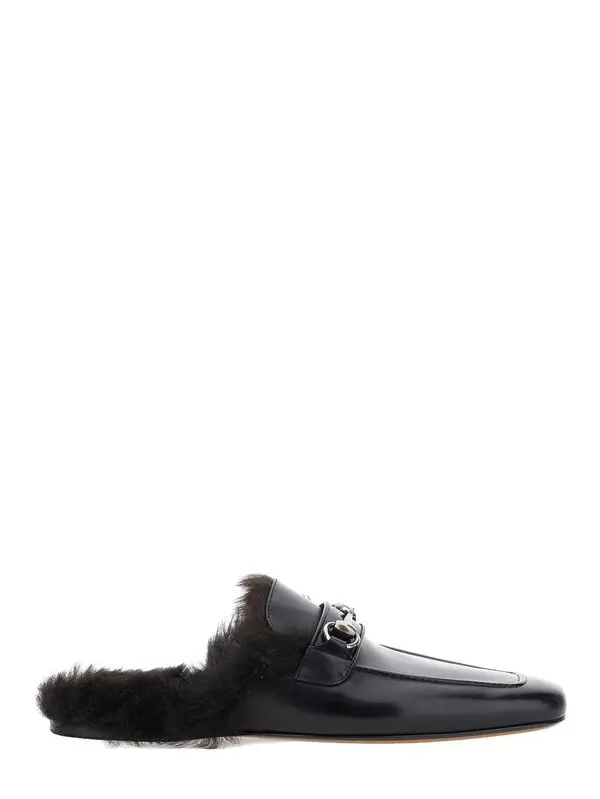Gucci Larindo Open Con Pelo E Morsetto - Multicolor