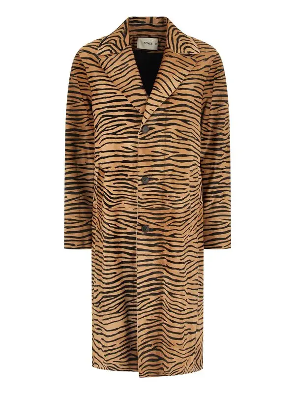 Fendi Clothing Coats - Multicolor