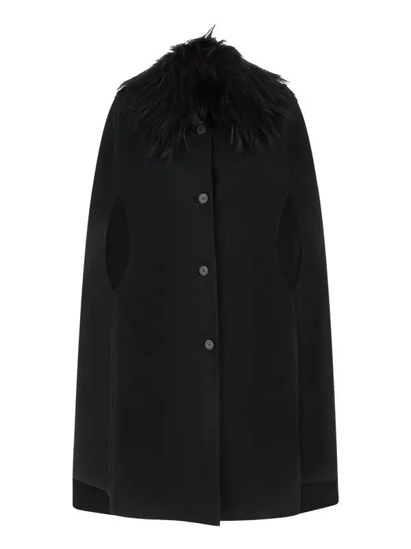 Fendi Clothing Coats - Ebony
