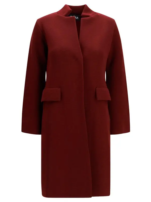 ELLA Celine Erino Wool Dress Feale - Bordeaux