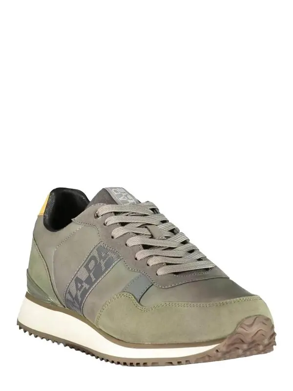NAPAPIJRI Cosmos Syn Logo-print Panelled Sneakers - Grey