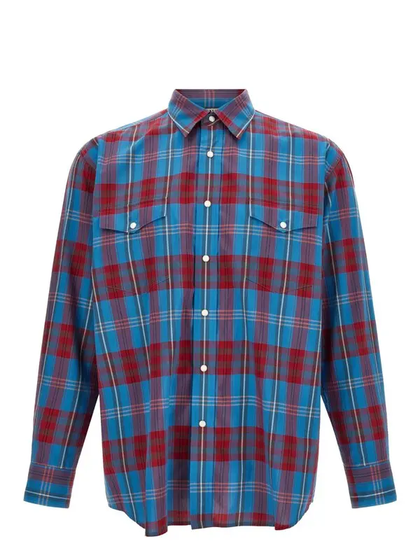 Auralee Long-sleeved Shirt - Blue