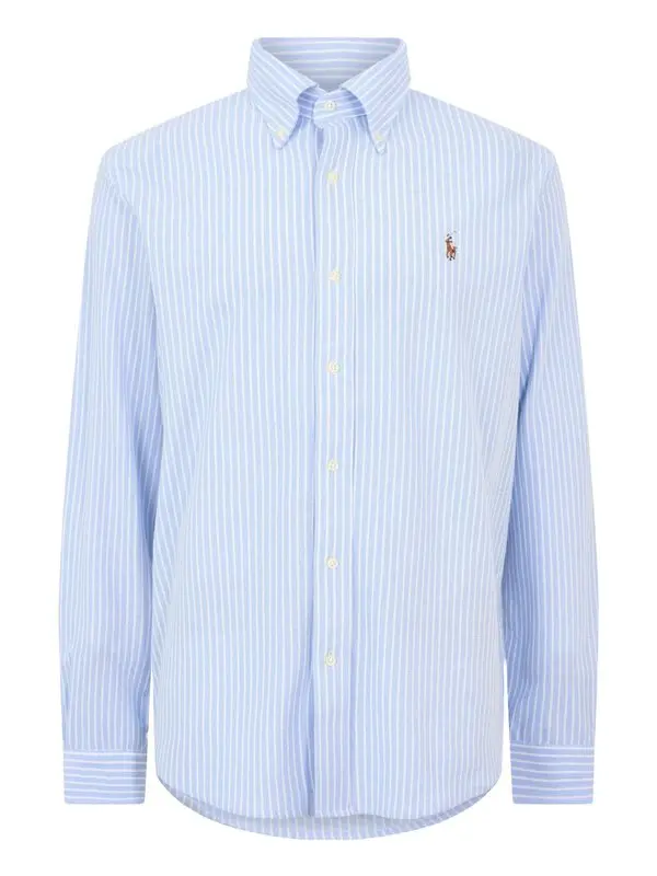 Polo Ralph Lauren Striped Oxford Shirt - Blue