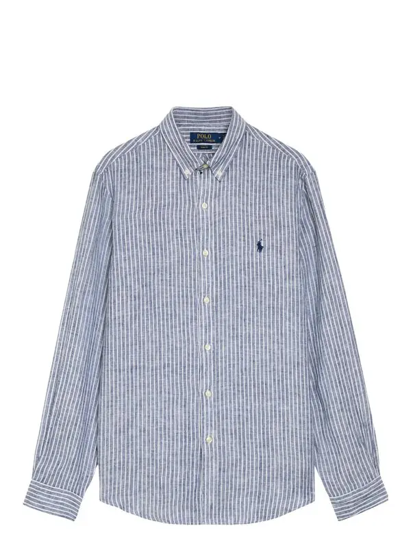 Polo Ralph Lauren Long-sleeve Slim-fit Shirt - Gray