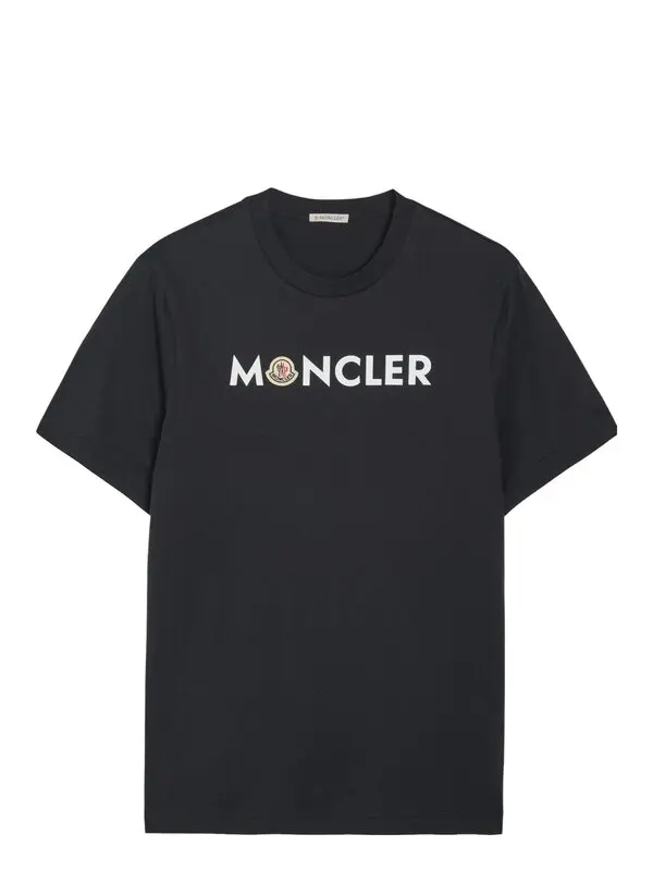 Moncler Cotton T-shirt - Black